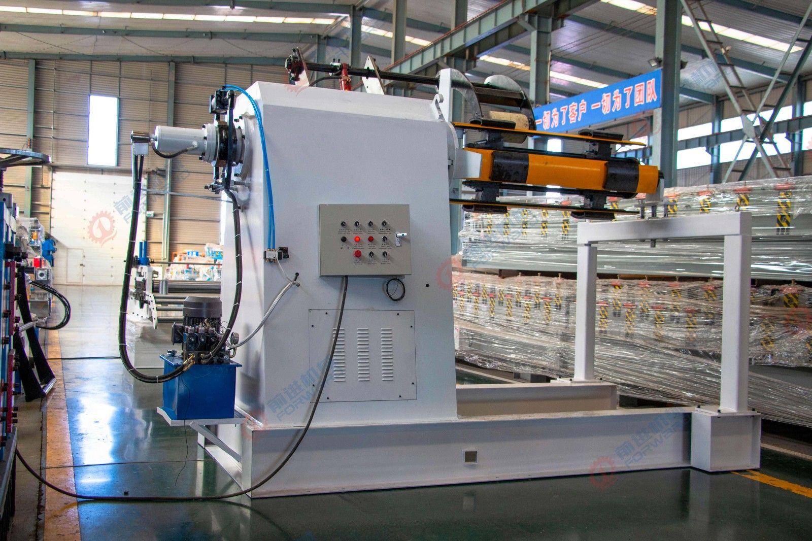 Automatic Sheet Hydraulic Decoiler Steel Coil Decoiling Machine Wholesale